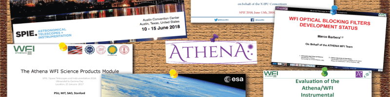 Several sessions on Athena at the 2018 SPIE Astronomical Telescopes and ...