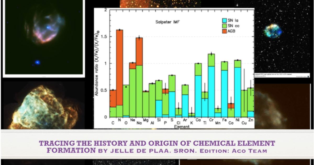 #AthenaNuggets: tracing the history and origin of chemical element ...